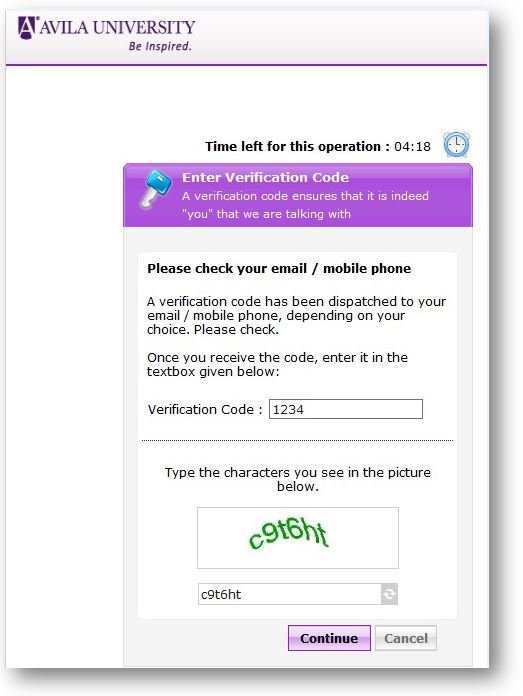 Recovery Email - Avila University